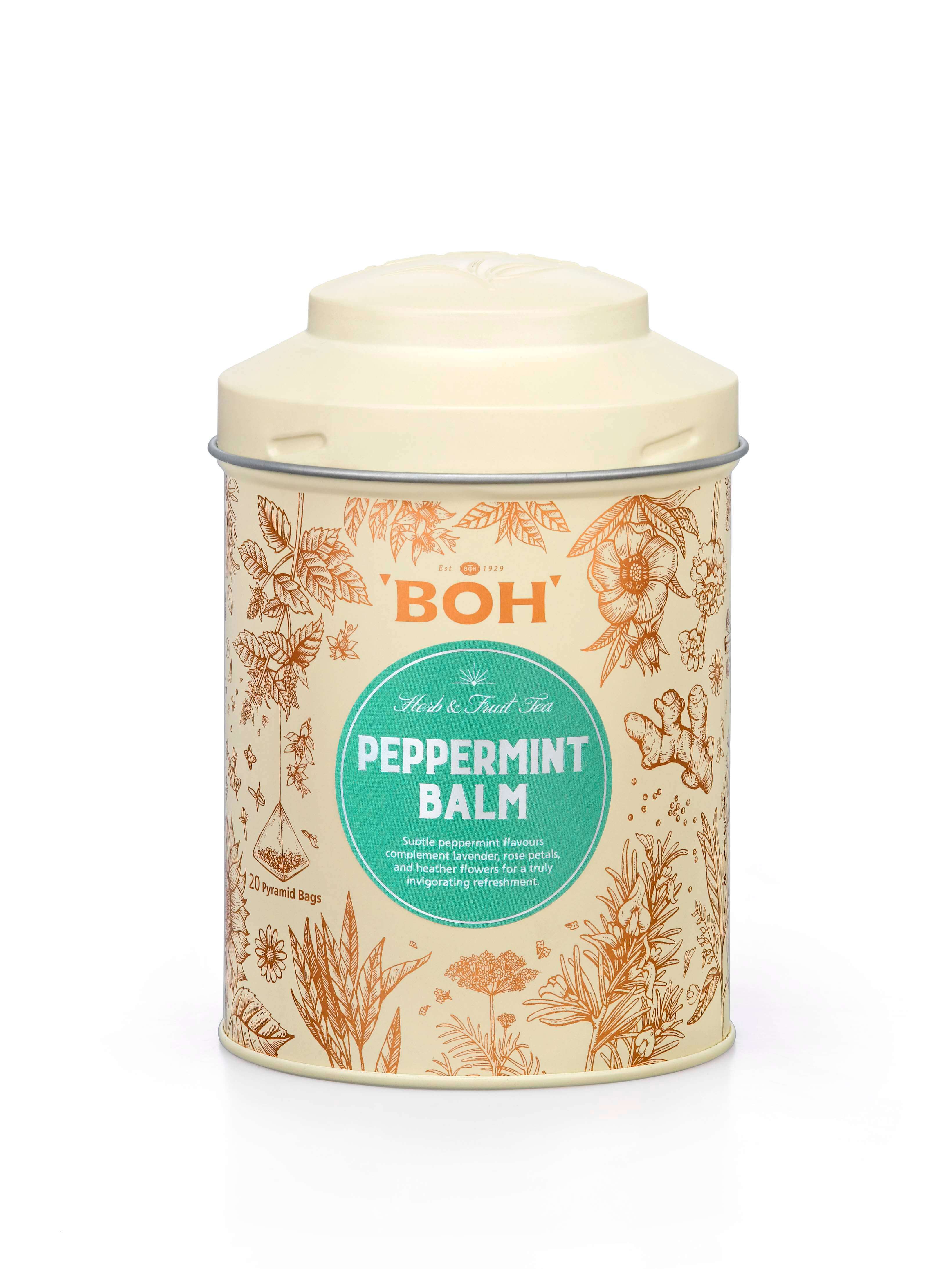 boh-peppermint-balm-pyramid-tea-bag-canister-2 – Boh Tea USA